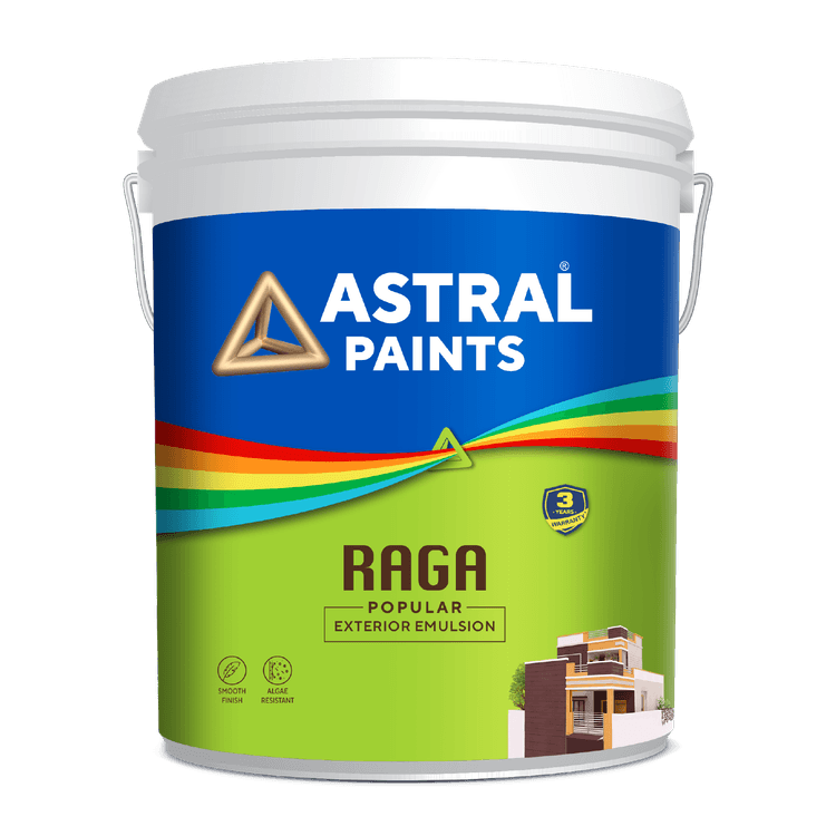 Raga Popular Exterior Emulsion | Affordable, Durable Outdoor Wall Paint - Astral Paints